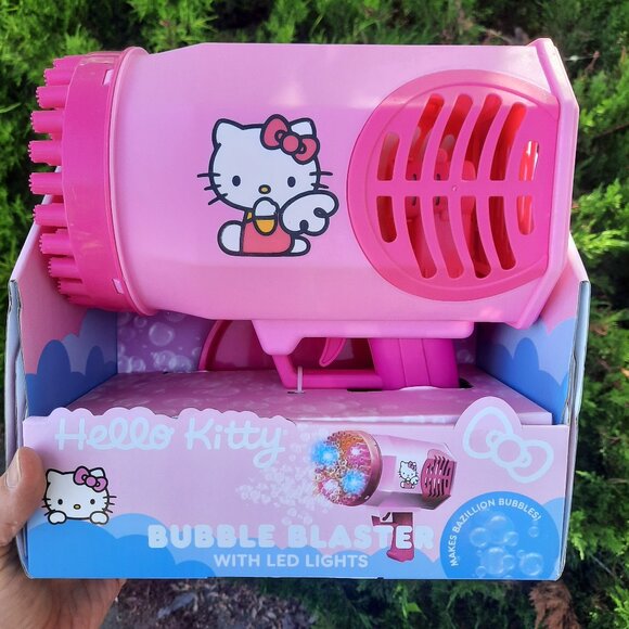 Toys | New Hello Kitty Bubble Blaster With Led Lights Bubble Toy | Poshmark